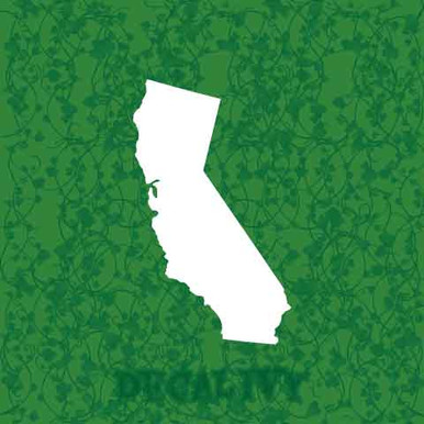 California State Decal Vinyl Sticker - Decal Ivy