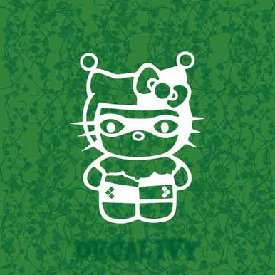 Hello Kitty Harley Quinn Decal Vinyl Sticker - Decal Ivy