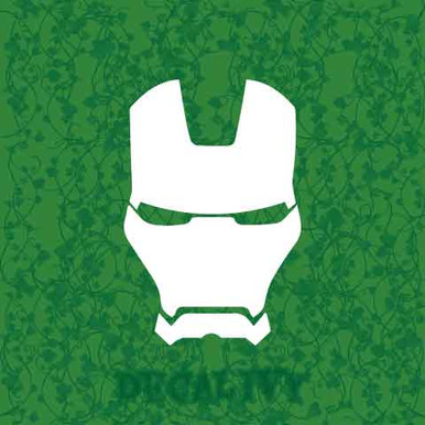 Iron Man Mask Decal Vinyl Sticker - Decal Ivy