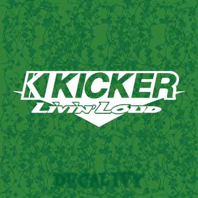 Kicker Livin' Loud Decal Vinyl Sticker - Decal Ivy