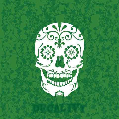 Mexican Calavera Sugar Skull Decal Vinyl Sticker - Decal Ivy