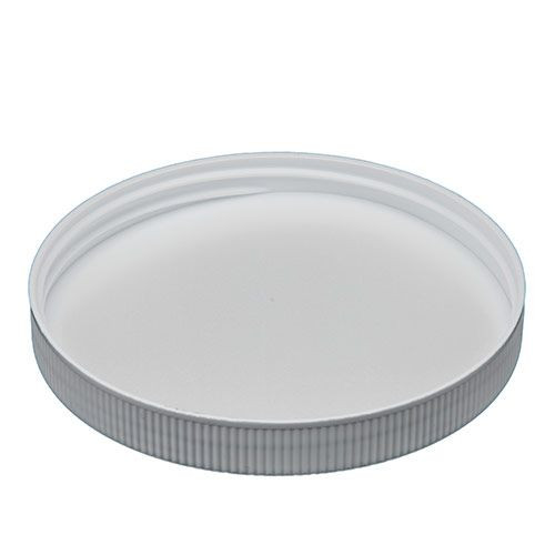 White 110-400 Polypropylene Screw Cap with Foam Liner