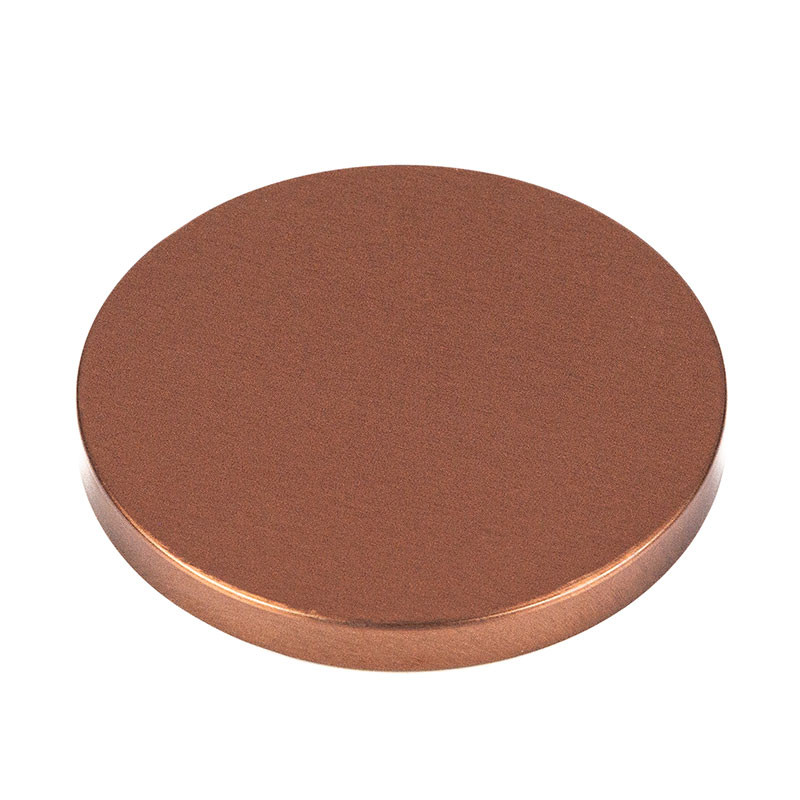 Large Bronze Flat Metal Lid | 12 Pack