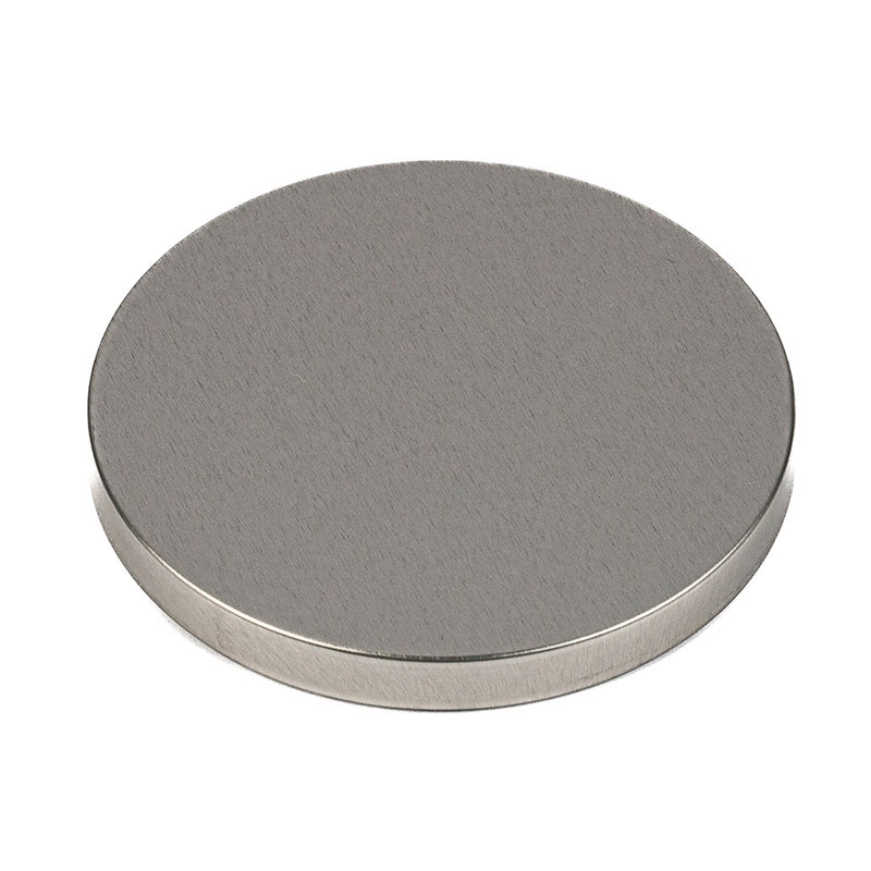 Large Silver Flat Metal Lid | 12 Pack