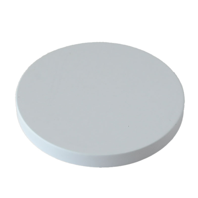 Large White Flat Metal Lid | 12 Pack