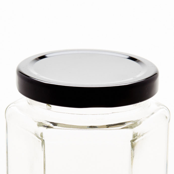 Black 63mm Twist Off Lid | 12 Pack - Jar Store