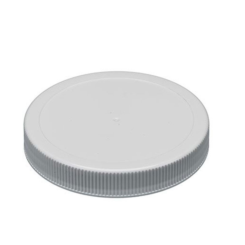 White 89-400 Plastic Ribbed Cap with Liner | 12 Pack - Bulk & Wholesale