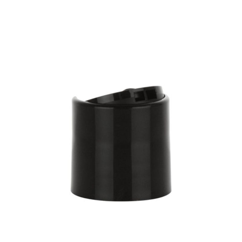 Black 24-410 Polypropylene Smooth Disc Cap .31" Orifice