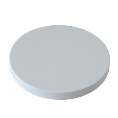 Large White Flat Metal Lid | 12 Pack