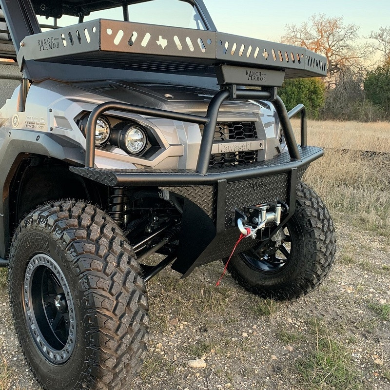 Kawasaki Mule Pro Ranch Armor Front Bumper by Ranch Armor - KB11H-SSS