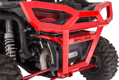 Polaris RZR 1000 Rear Bumper (Color Polaris Red) By Battle Armor - 200 ...