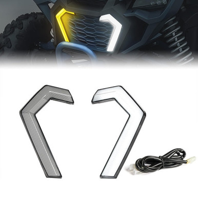 Honda Talon LED Turn Single Fang Lights by Kemimoto - B0805-00101CL-SSS