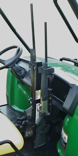 Ranger Vertical Floor Mounted Quick-Draw Gun Rack | Great Day QD800-SSS