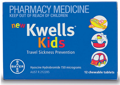 Kwells Kids 12 chewable tablets