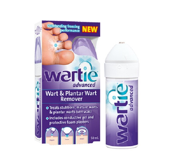 Wartie Advanced Wart and Plantar Wart Remover 50ml