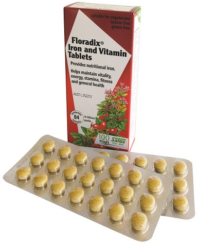 Floradix Iron and Vitamin 84 Tablets