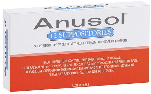 Anusol Suppositories 12 Pack