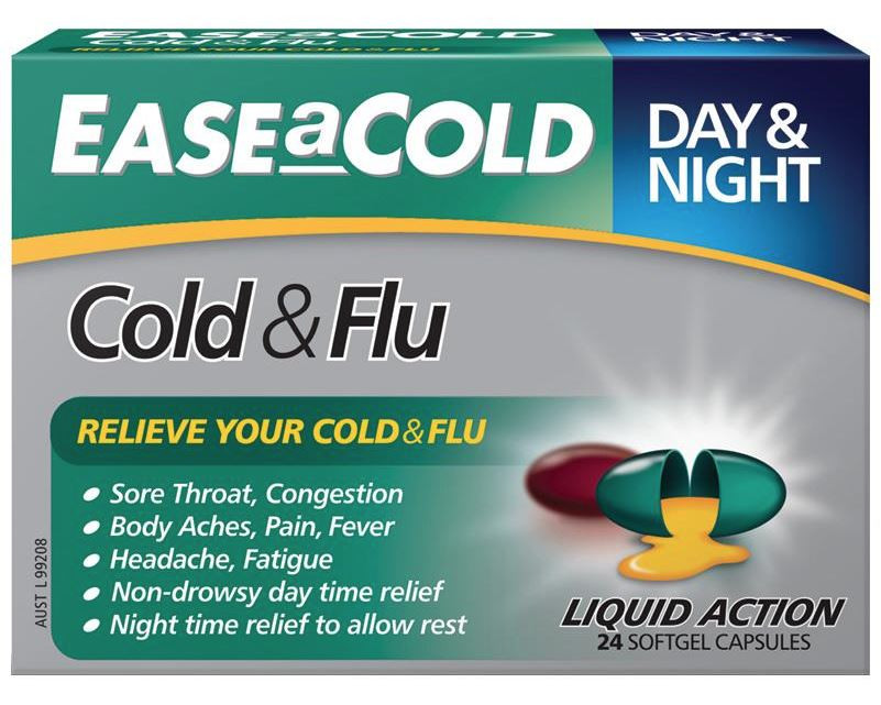 Ease A Cold Cold & Flu Day & Night 24 Capsules