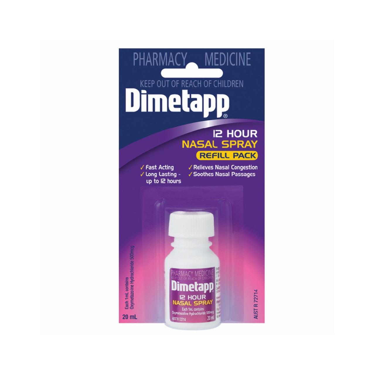 Dimetapp 12 Hour Nasal Spray Refill 20ml
