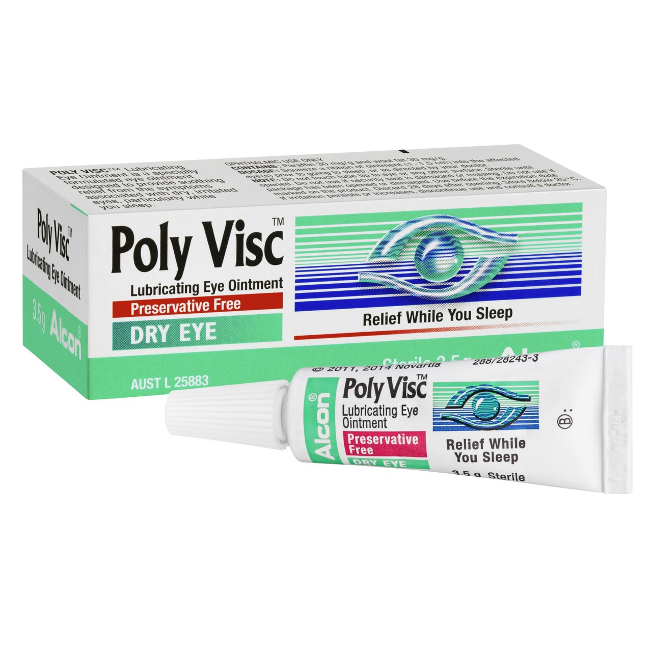 Poly Visc Lubricating Eye Ointment 3.5g