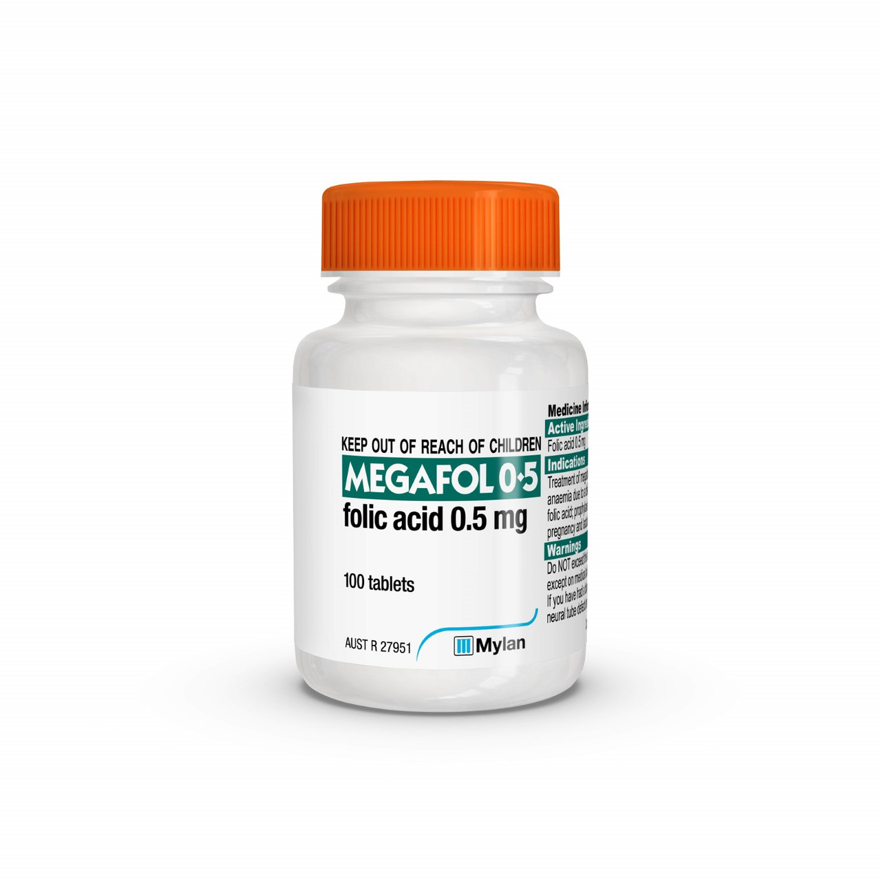 Megafol 500Mcg 100 Tabs