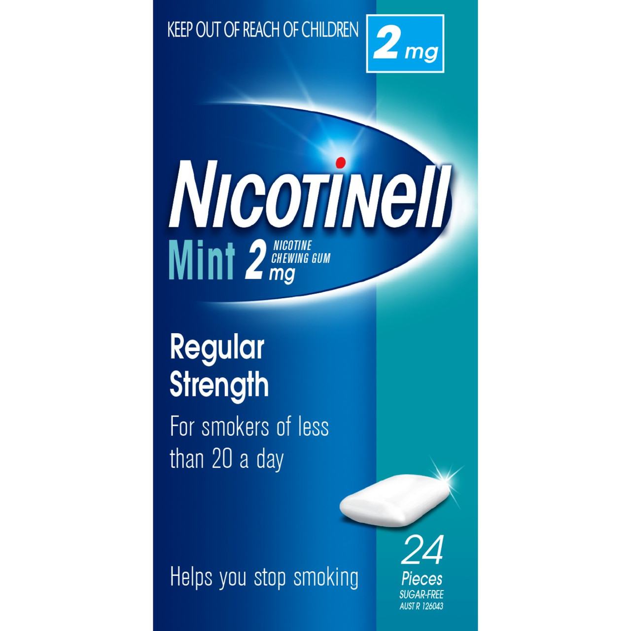 Nicotinell Gum Mint 2mg 24 Pack
