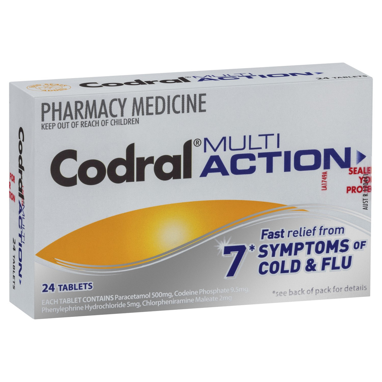 Codral PE Cold & Flu Multi-Action 24 Capsules