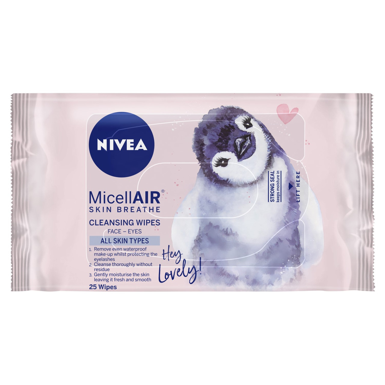 Nivea Facial Gentle Cleansing Wipes 25 Pack