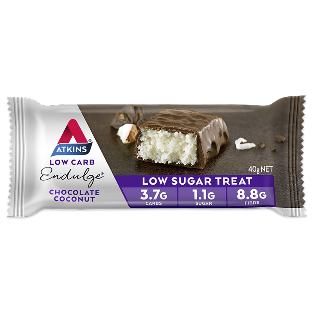 Atkins Endulge Bar Chocolate Coconut 40g