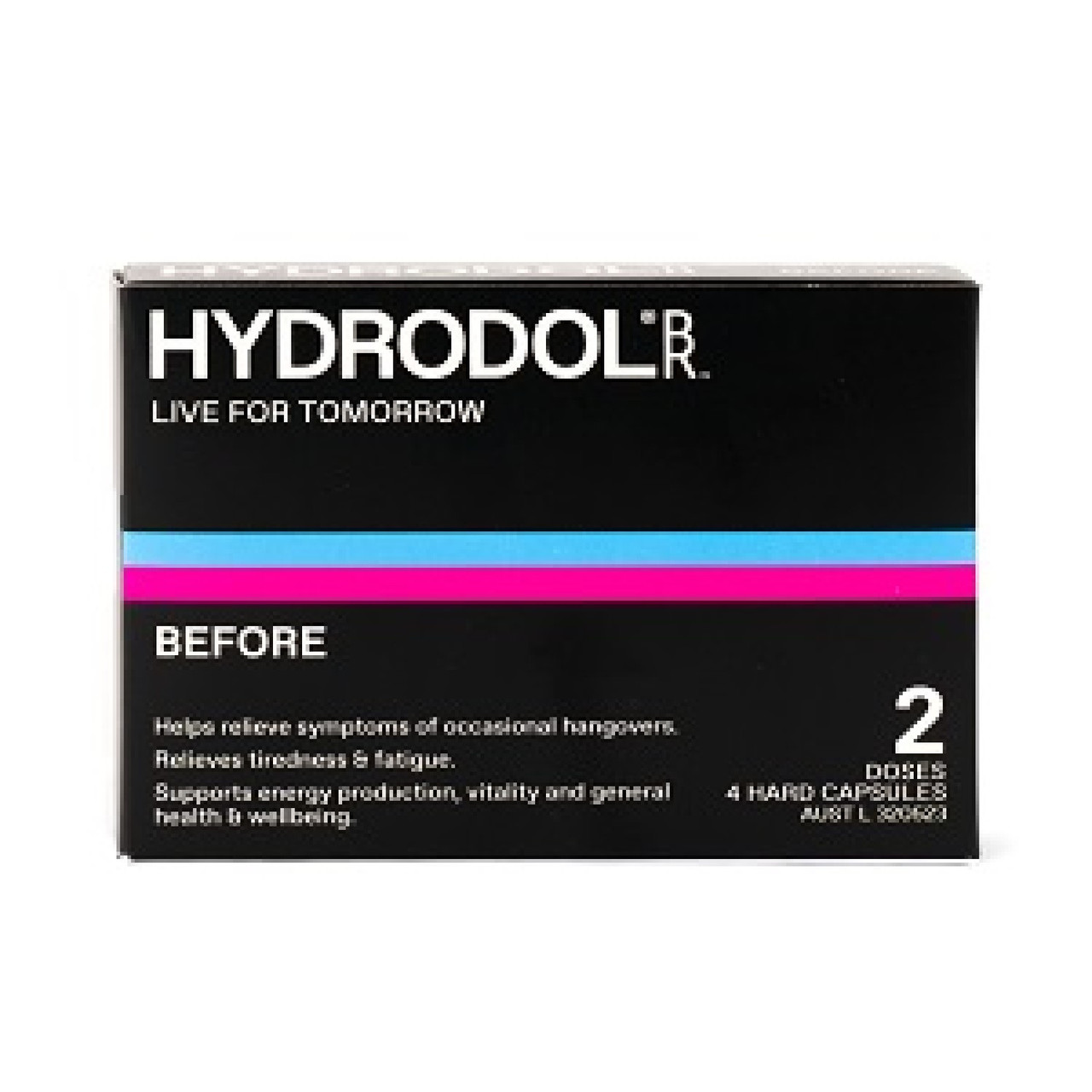 Hydrodol Hangover Relief Before 2 Dose 4 Hard Capsules