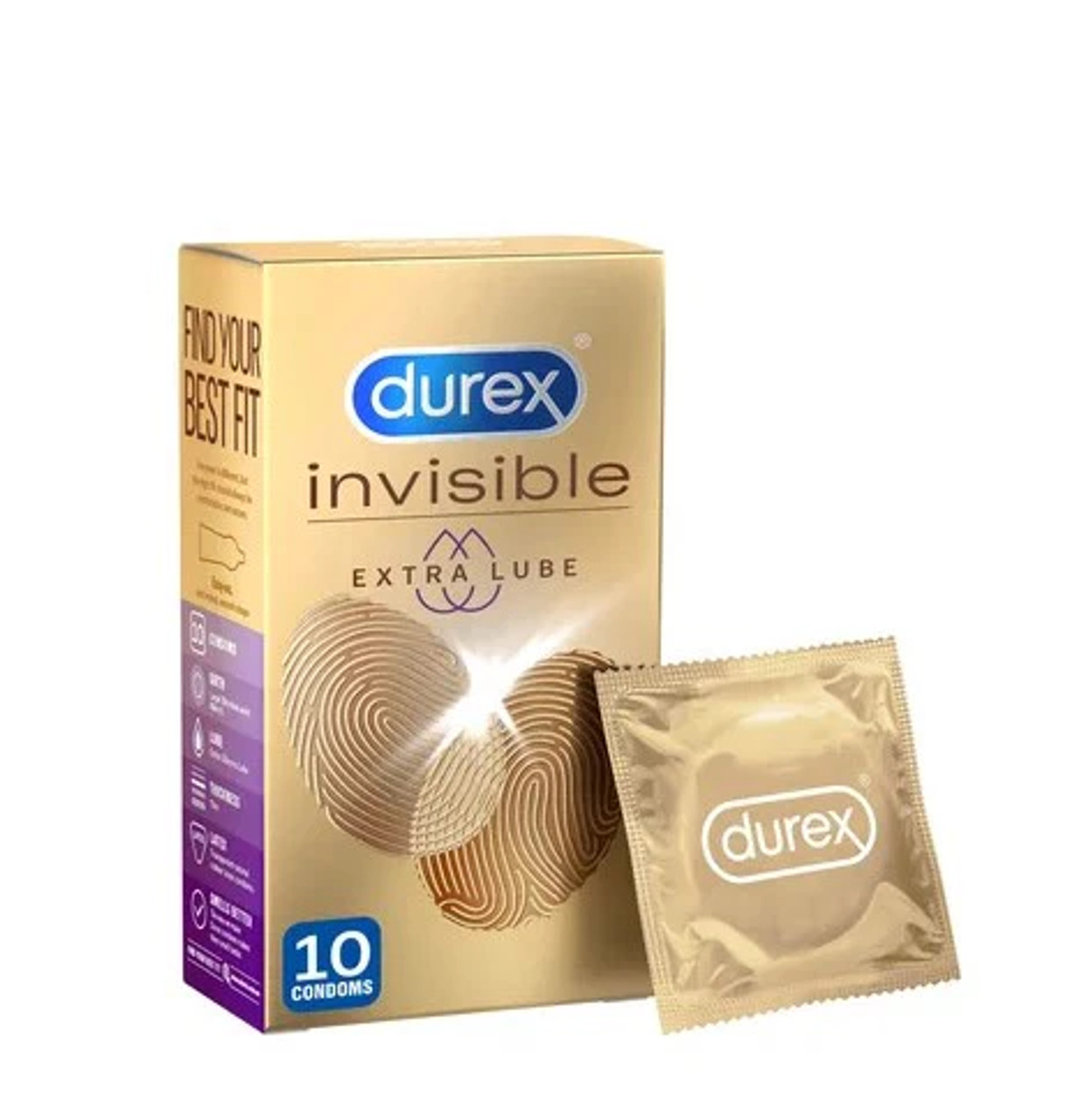 Durex Fetherlite Ultra Extra Lube Condoms 10 Pack