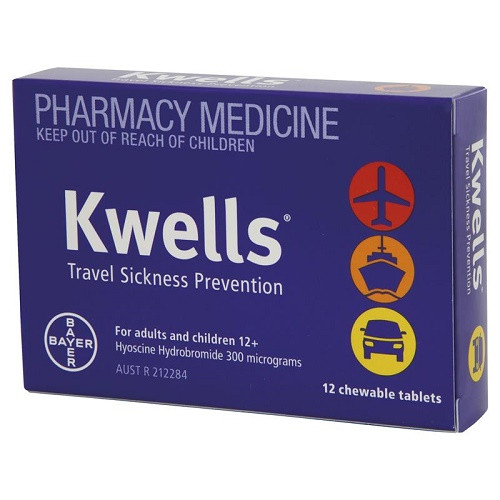 Kwells Travel Sickness 12 Tablets