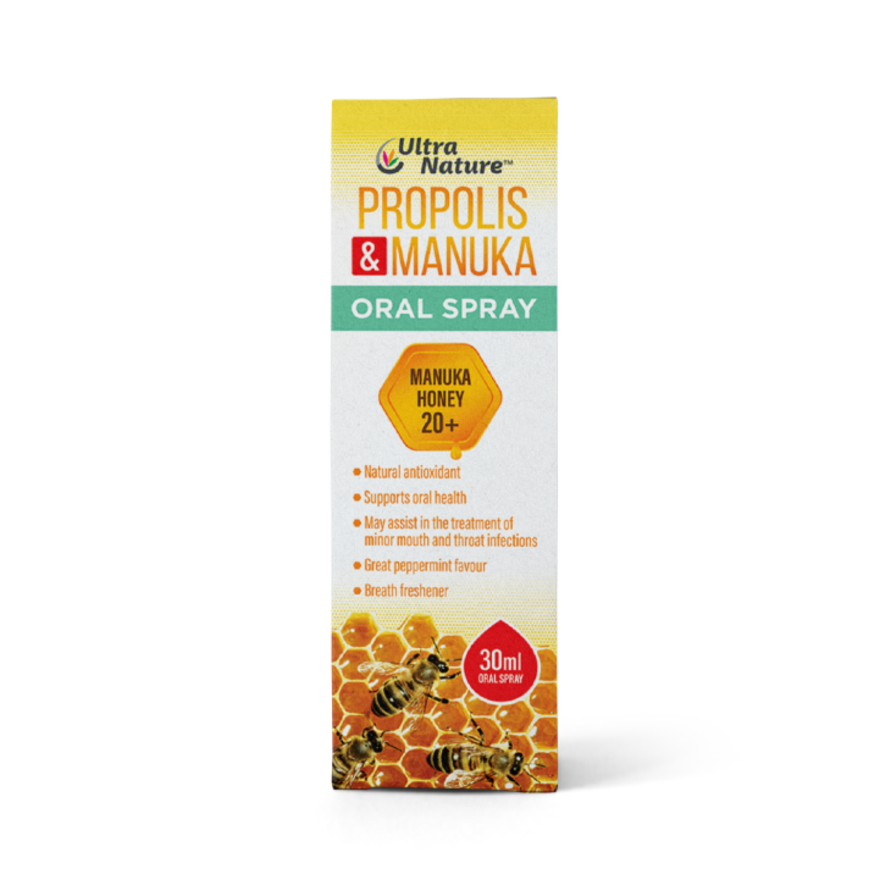 Ultra Nature Propolis And Manuka Spray 30Ml