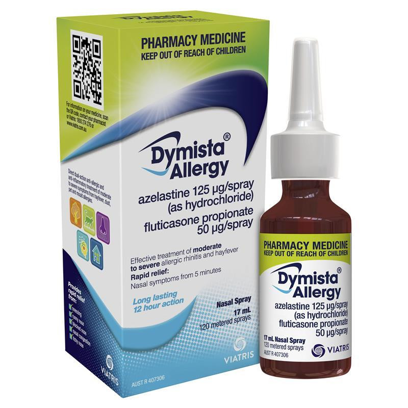 Dymista Allergy Nasal Spray 125Mg/50Mg