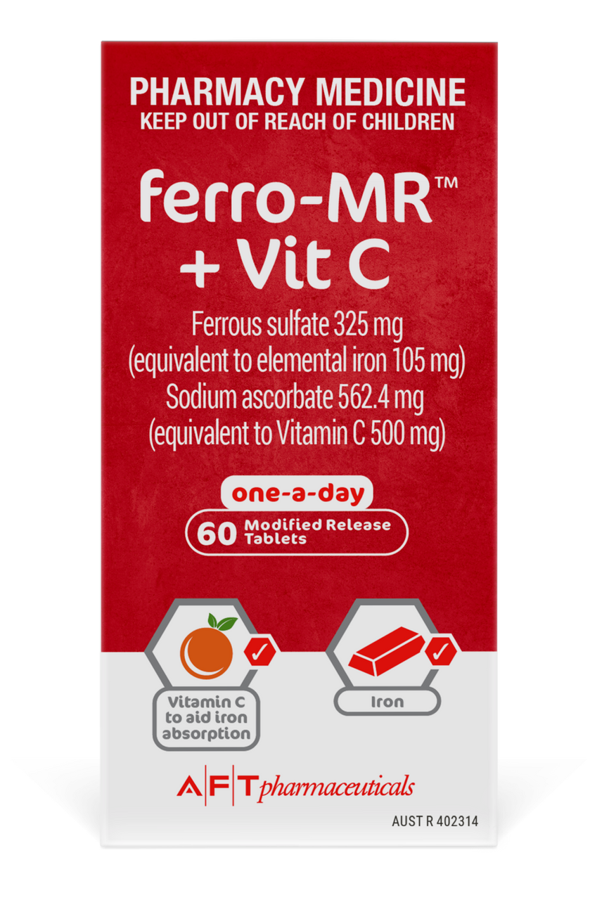 Ferro Mr + Vitamin C 60 Tablets