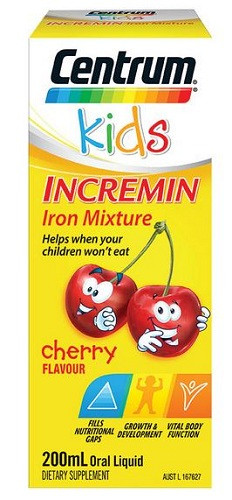Centrum Kids Incremin Iron Mixture 200Ml