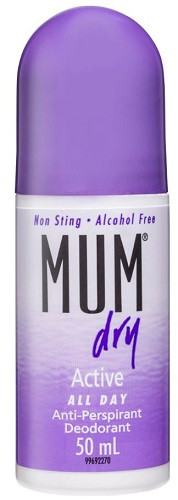 Mum Dry Active Roll-On Anti-Perspirant Deodorant 50mL