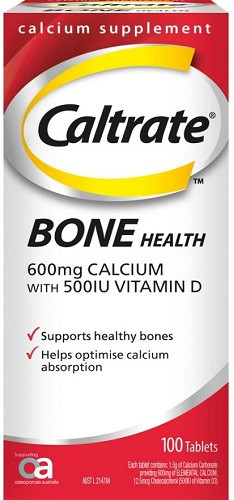 Caltrate Bone And Muscle Health Plus Minerals 100 Tablets