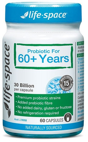 Life Space Broad Spectrum 60+ years Probiotic 60 capsules