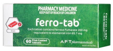 Ferro-Tab 200mg 60 Tablets