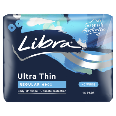 Libra Ultra Thin Pads Regular 14 Pack