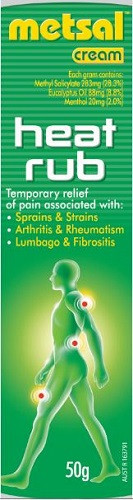 Metsal Heat Rub Cream 50g