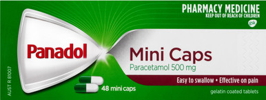 Panadol Mini 500mg 48 Capsules