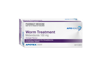 Apohealth Worm Tab 6 Bls | Pharmacy 4 Less