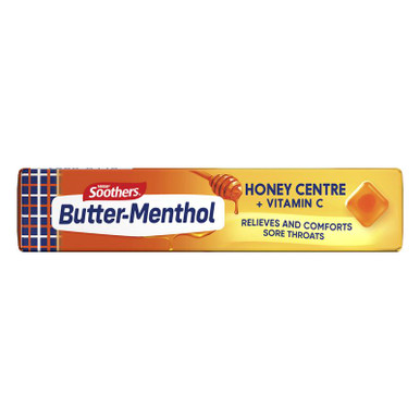 Butter Menthol Soothers Honey-Centre 10 Pack | Pharmacy 4 Less