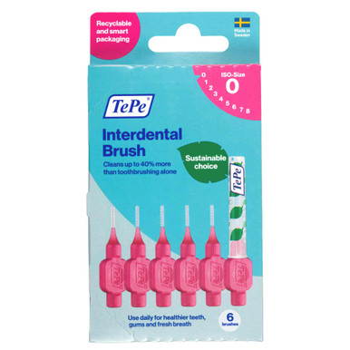 TePe Interdental Brush 0.40mm Pink 6 Pack