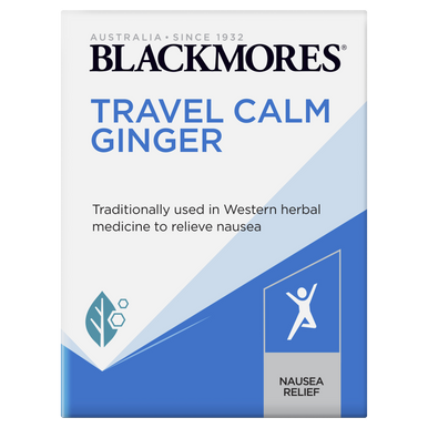 Blackmores Travel Calm Ginger 45 Tablets - Shop Now