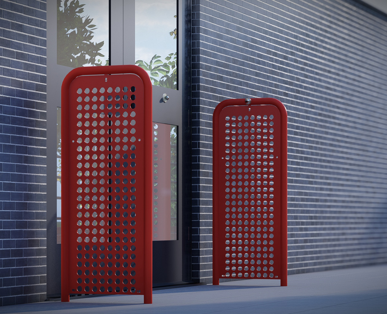 Door Barrier with Perforated Infill Panel (Standard Catch) | BOYCO