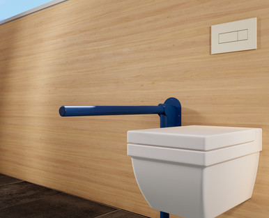 Wall and Floor Mounted Hinged Grab Rail (750) | BOYCO