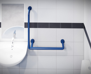 Right Hand WC Fixed Grab Rail | BOYCO